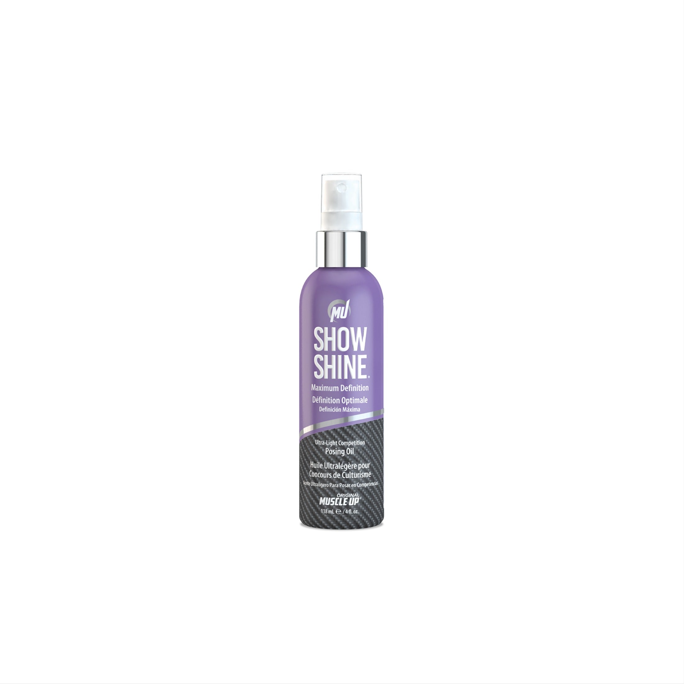 SHOW SHINE Ultra-Light Posing Oil – K-Muscle Nutrition